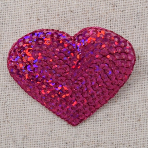 Sequin Heart - Etsy