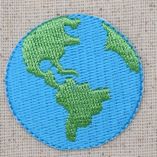 Planet Earth LOVE Iron on Applique Embroidered Patch - Etsy