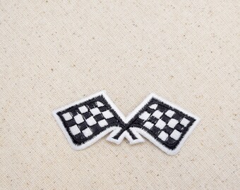 Checkered flag fabric | Etsy