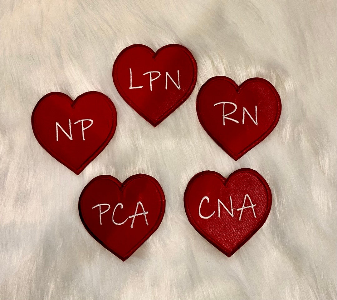 Heart, Personalized Name, Medical Title, Number, Initials, Monogram ...