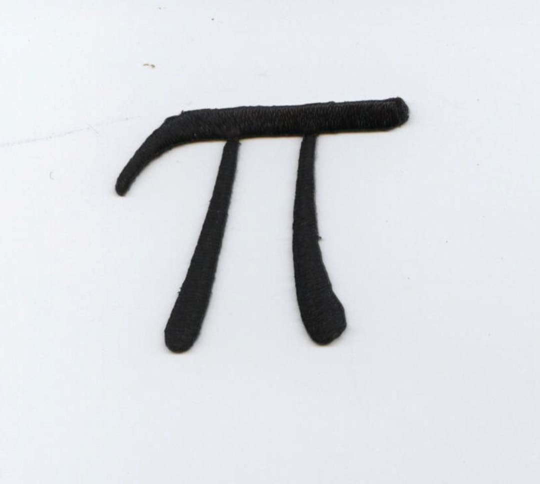 Pi Sign - Math - Embroidered Patch - Iron on Applique - 696403A - Etsy