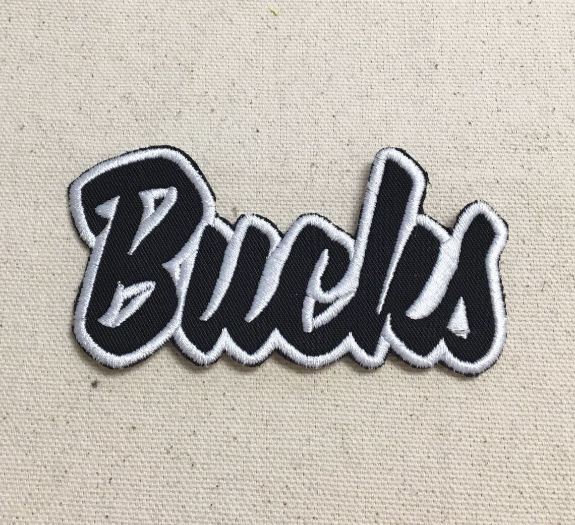 Bucks - Color Choice - Mascot - Team Name - Words - Iron on Applique ...