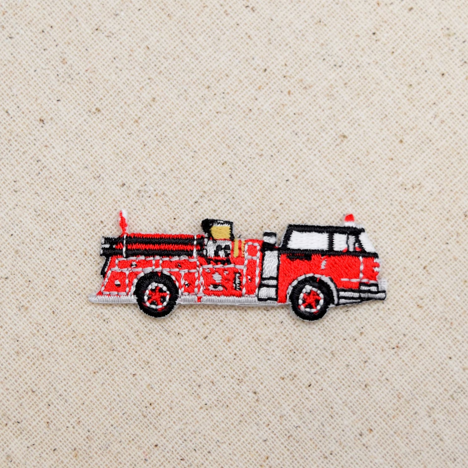 Fire Engine - Truck - Iron on Applique - Embroidered Patch - 693493-A ...