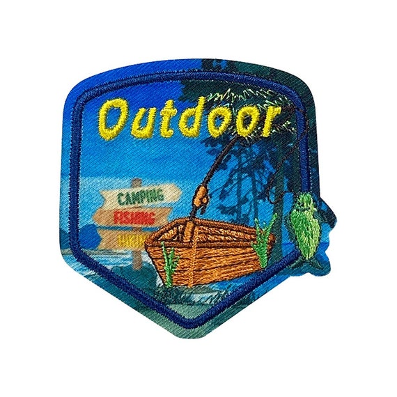 Outdoors Adventure Camping Badge Forest/nature/wilderness | Etsy