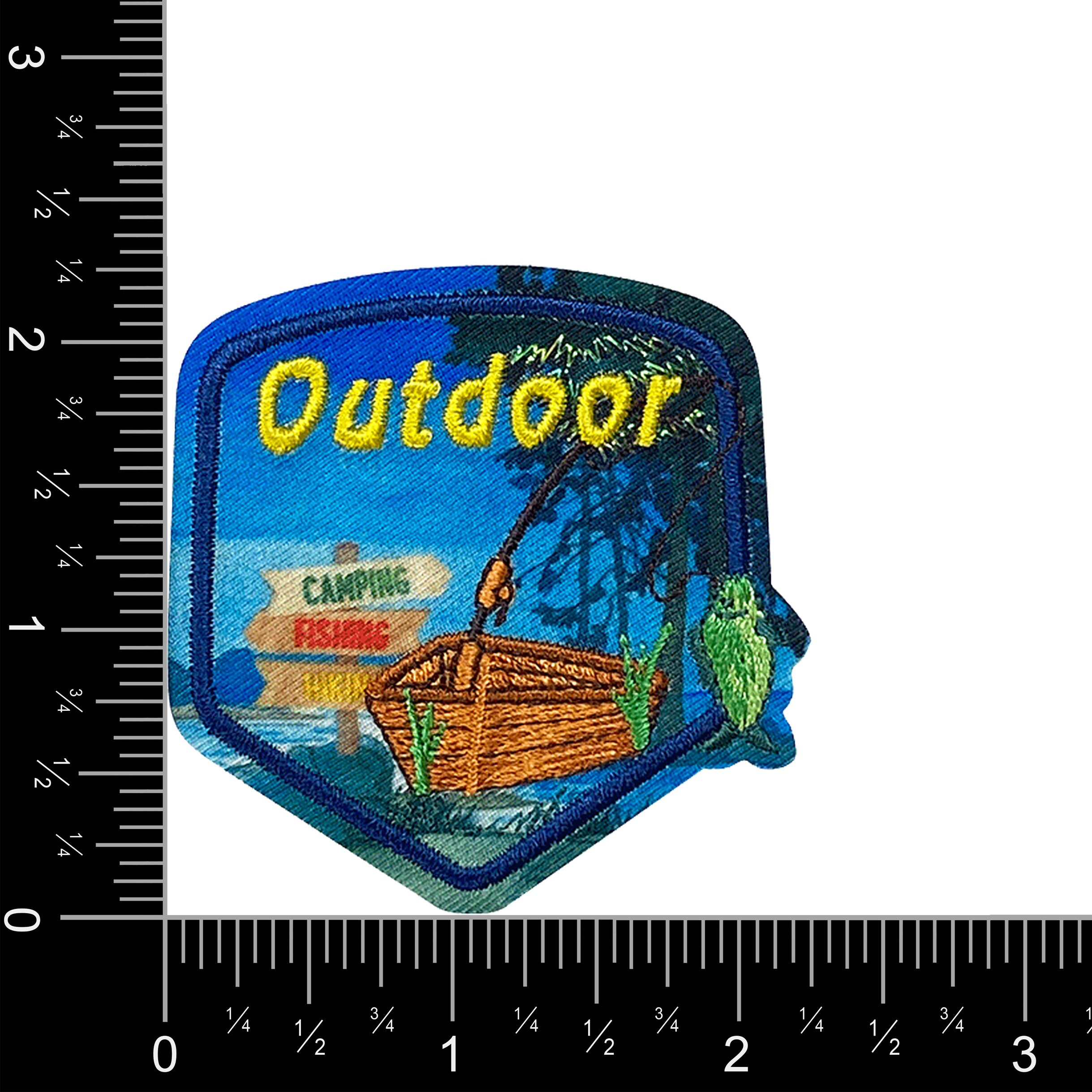 Outdoors Adventure Camping Badge Forest/Nature/Wilderness | Etsy