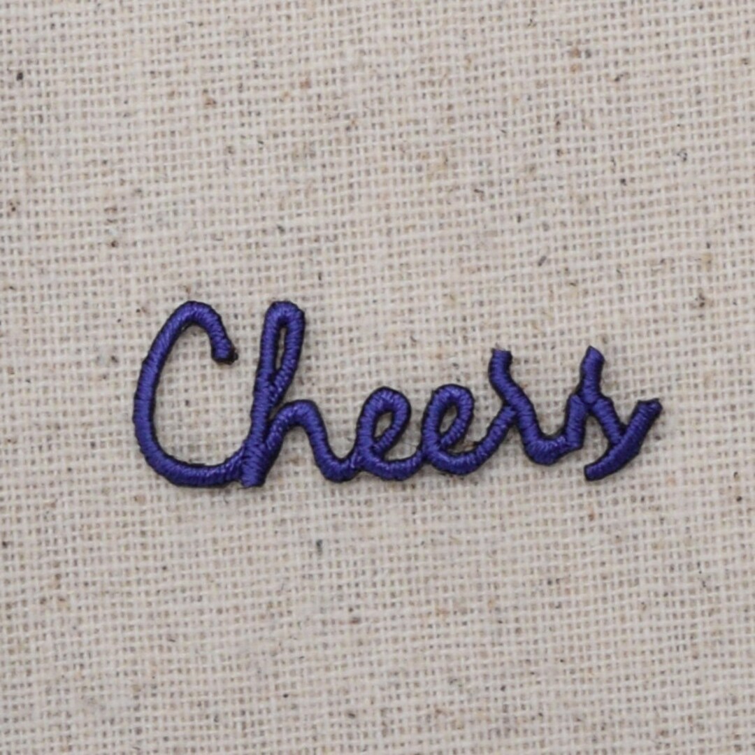Small - CHEERS - Word - Color Choice: Blue, Purple, Green, or Red ...