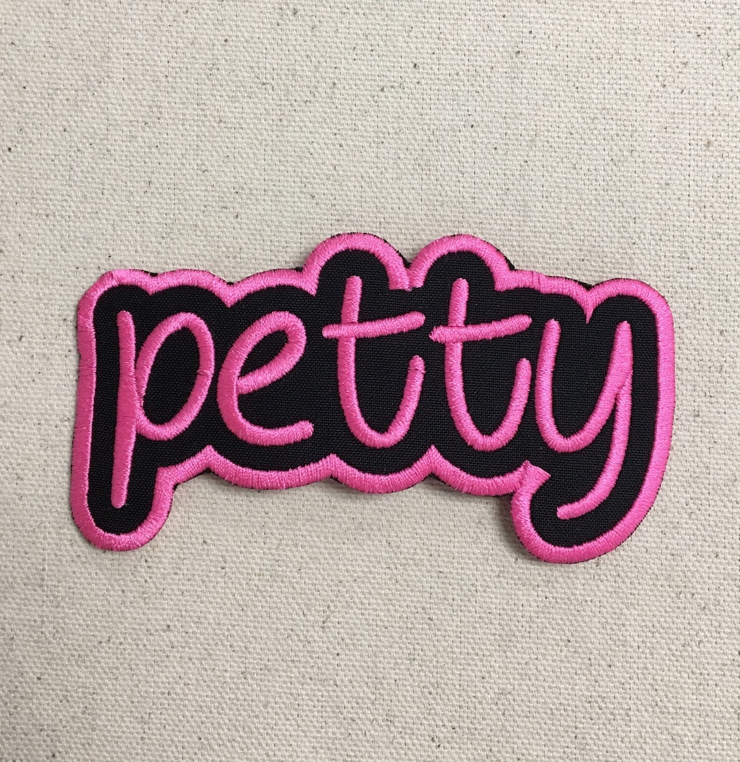 Petty - Slogans - Trendy Phrases - Funny Saying - Quotes - Words - Iron ...