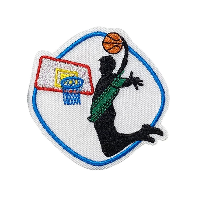 Basketball Patch - Etsy