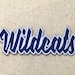 Wildcats Color Choice Mascot Team Name Words Iron on - Etsy