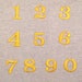 Numbers 1.25 Inch Yellow Block Style Iron on Applique Embroidered Patch ...