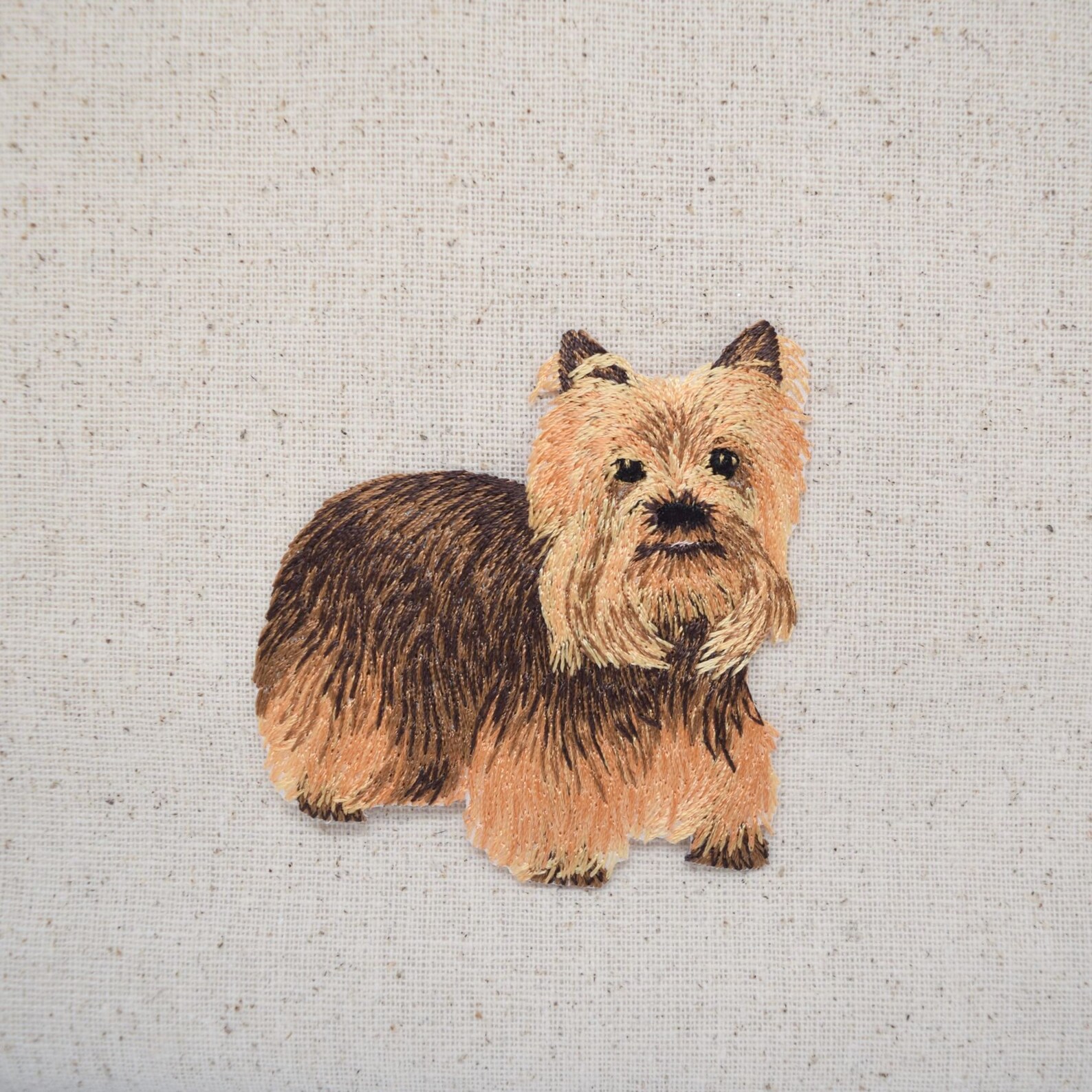 Yorkshire Terrier - Puppy Dog - Yorkie - Embroidered Patch - Iron on ...