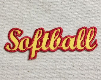 Iron on Softball Patch - Etsy