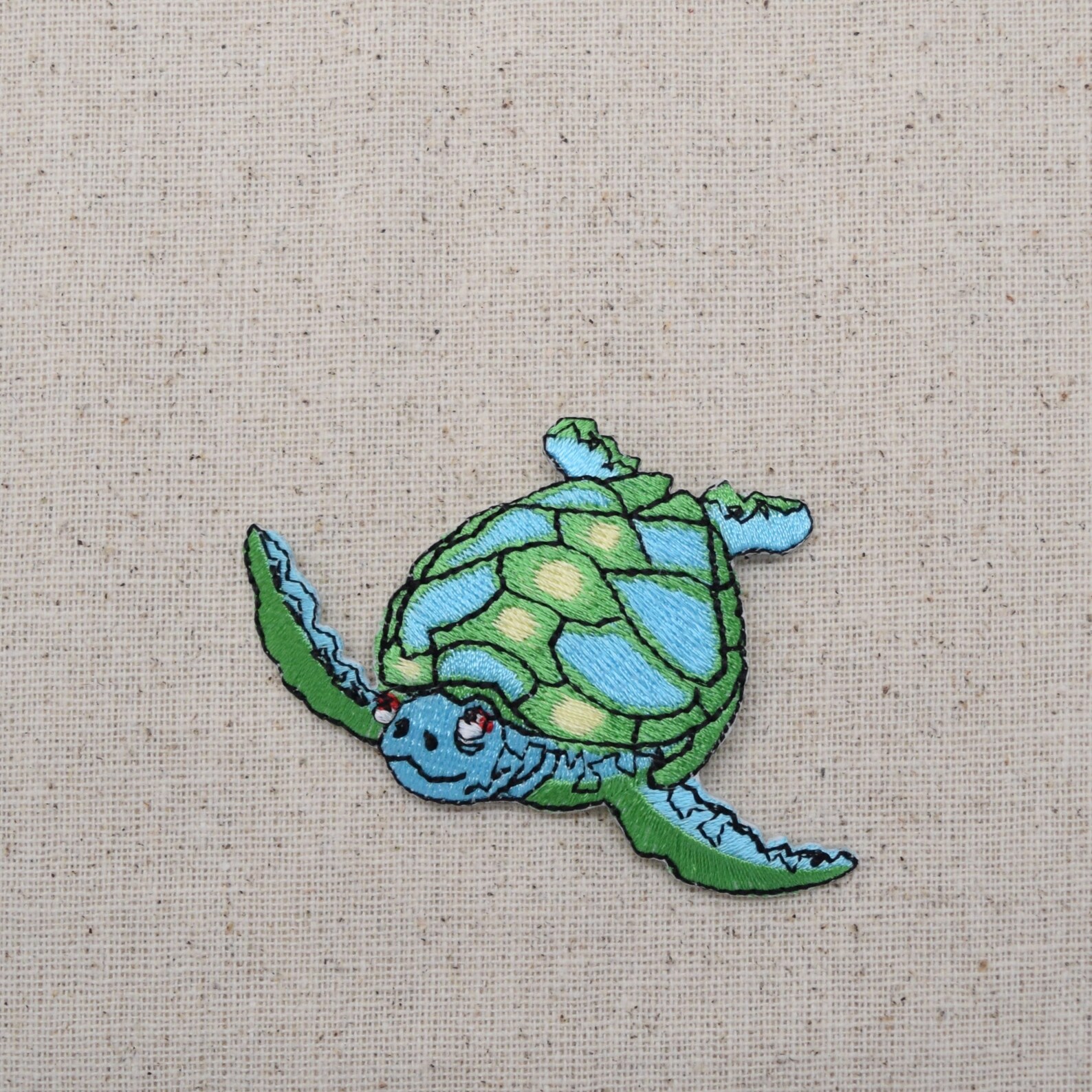 Sea Turtle Facing Left or Right Blue and Green Iron on | Etsy