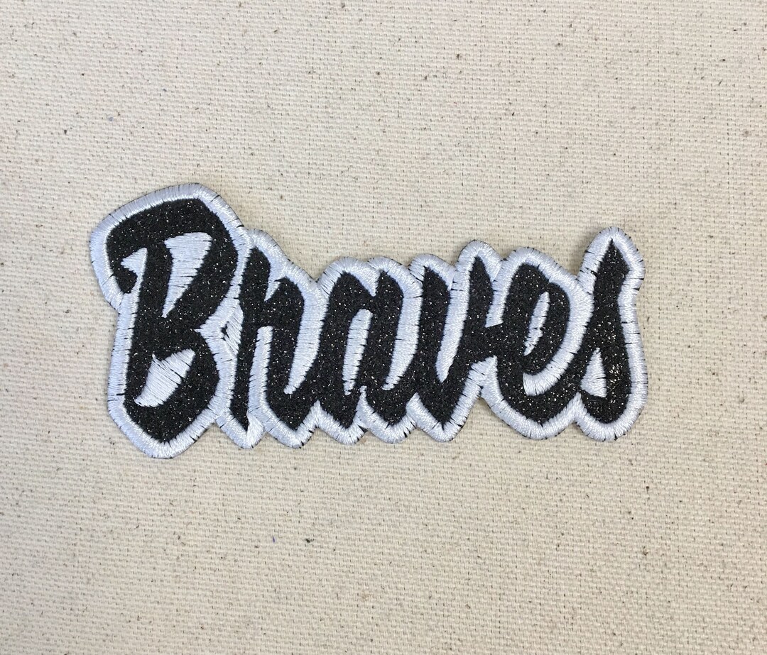 Braves GLITTER Color Choice Mascot Team Name Words - Etsy