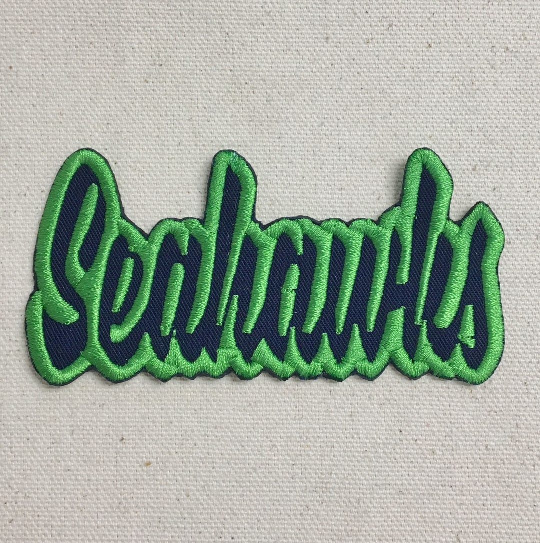 Seahawks - LARGE 3x8 - Color Choice - Mascot/team Name/words - Iron on ...