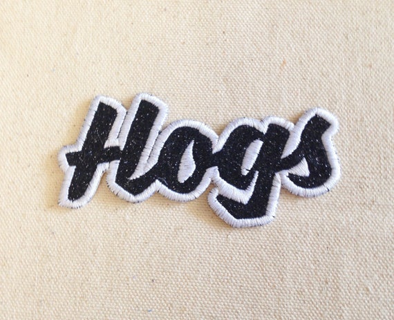 Hogs GLITTER Color Choice Mascot Team Name Words | Etsy