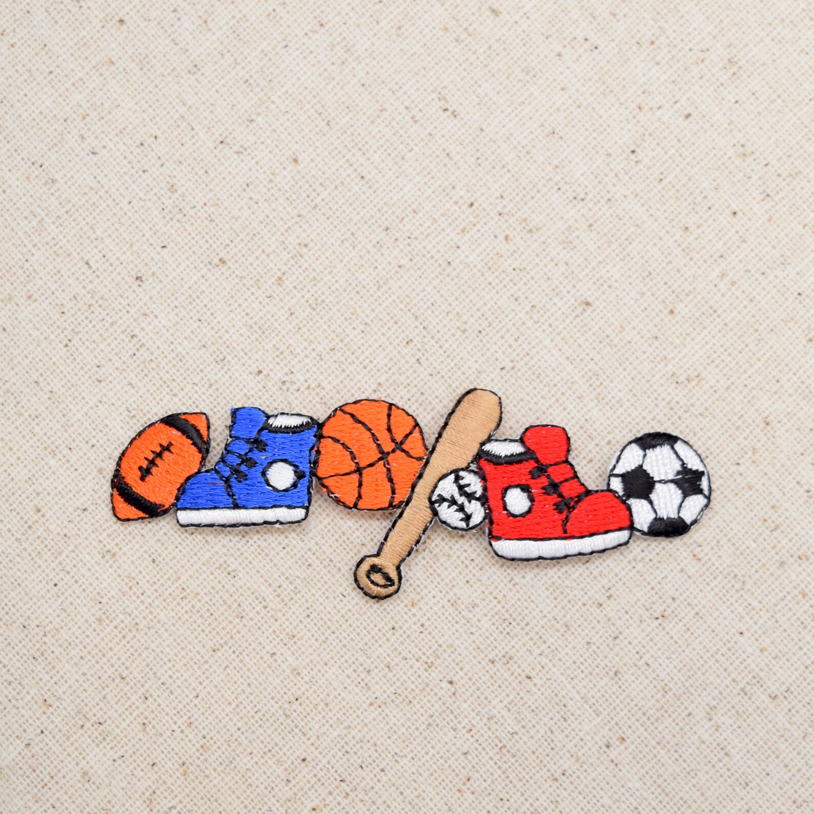 Sports Strip With Football, Basketball, Baseball, Soccer Ball, Shoes ...