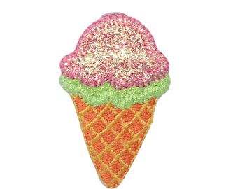 Set of 3 Ice Cream Cone Patches Custom Made AP17 - Etsy
