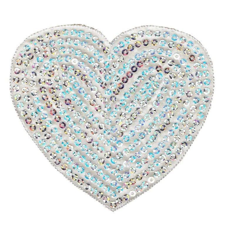 Sequin Love Patches - Etsy