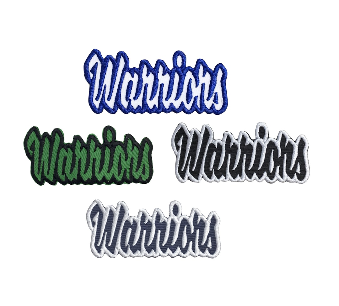 Warriors, Embroidered, Iron on Patch - Etsy