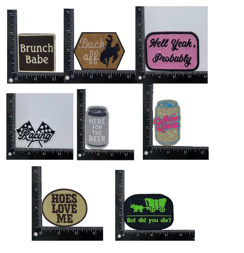 Funny Phrases, Hat Bar Patches, DIY, Fathers Day, Mothers Day, Girls ...