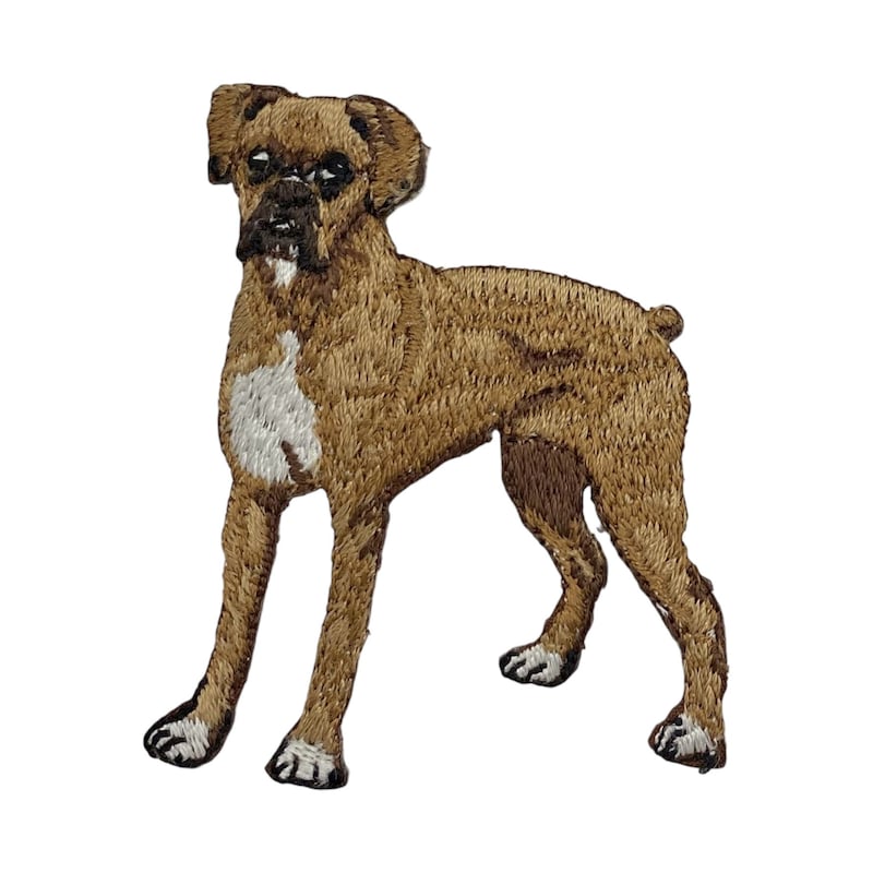 Boxer Dog Embroidery - Etsy