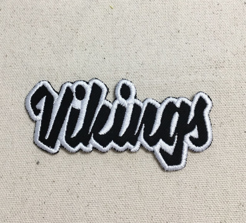 Vikings - Color Choice - Mascot - Team Name - Words - Iron on Applique ...