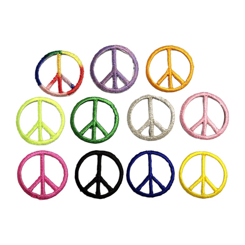Peace Sign Applique - Etsy