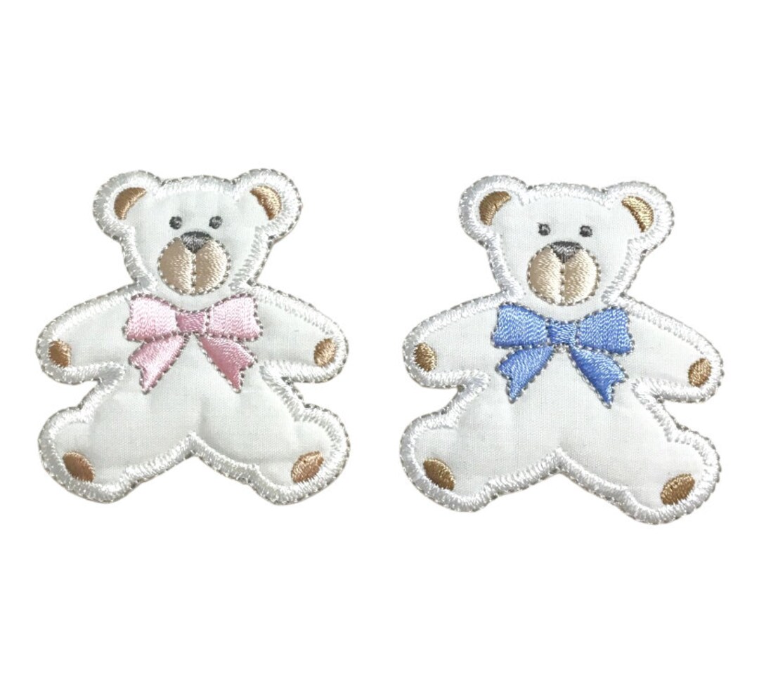Puffy Children's Beige Teddy Bear, Iron on Patch Boy or Girl - Etsy