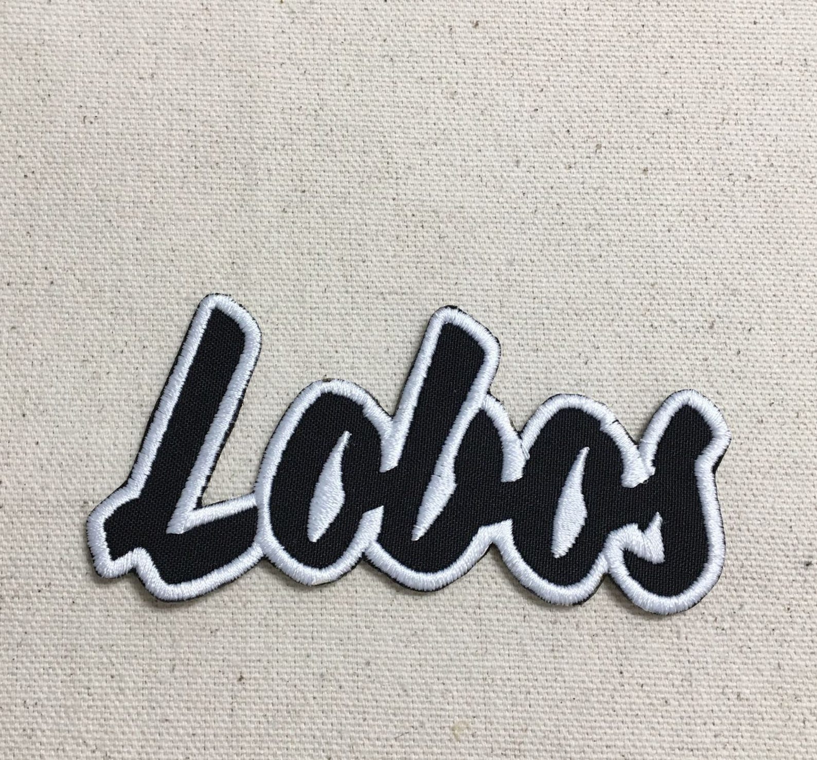 Lobos - Color Choice - Mascot - Team Name - Words - Iron on Applique ...