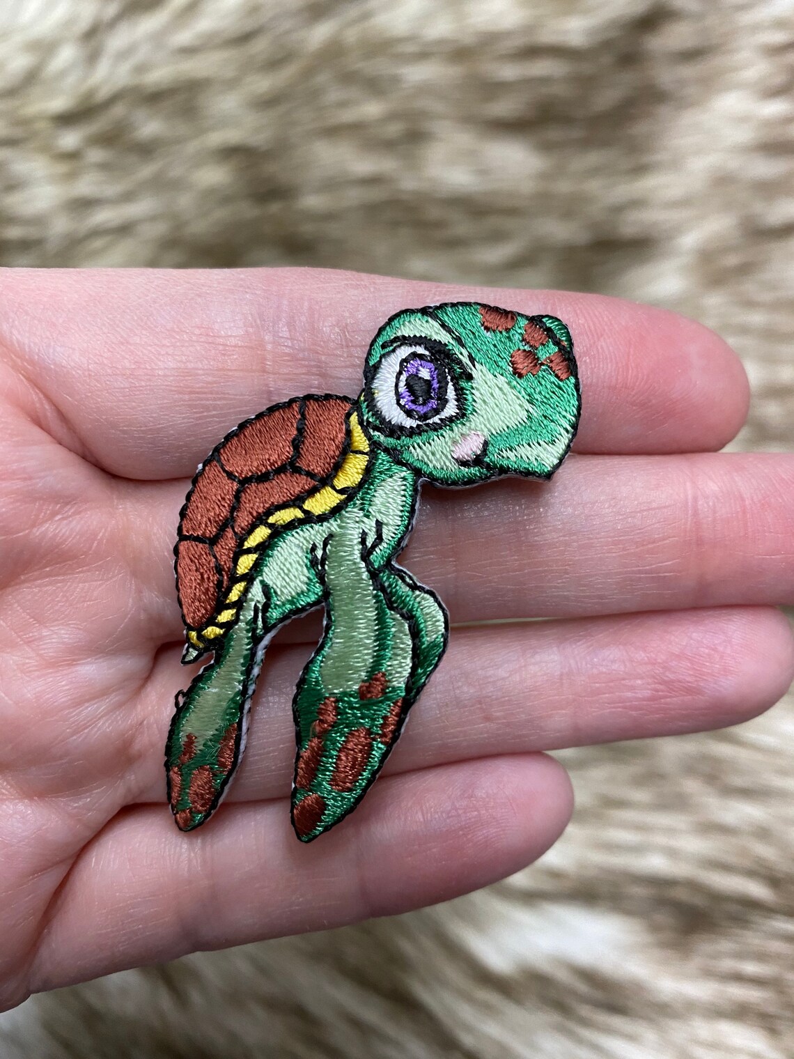 Sea Turtle Embroidered Patch Iron on Applique | Etsy
