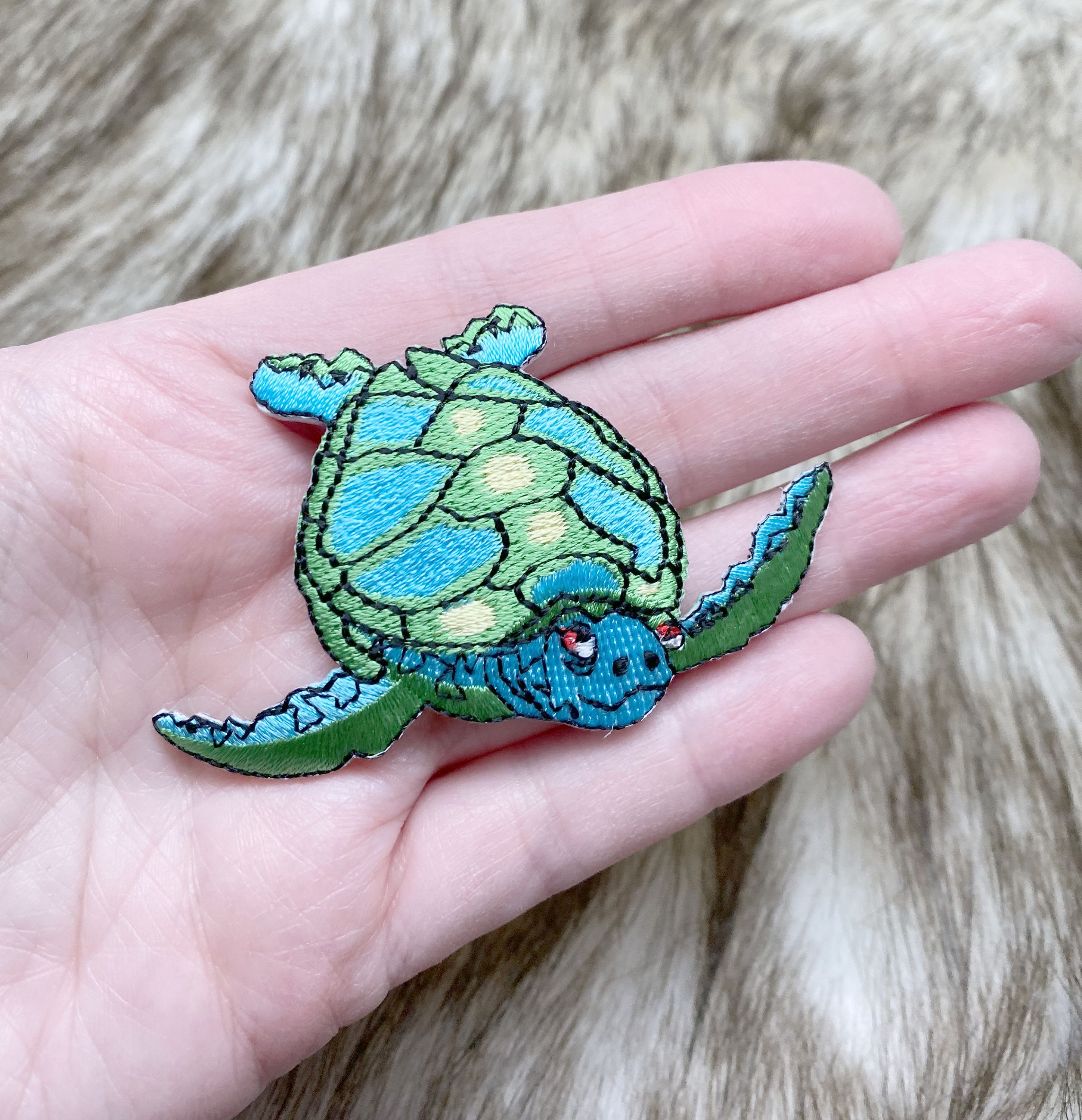 Sea Turtle Facing Left or Right Blue and Green Iron on - Etsy Australia