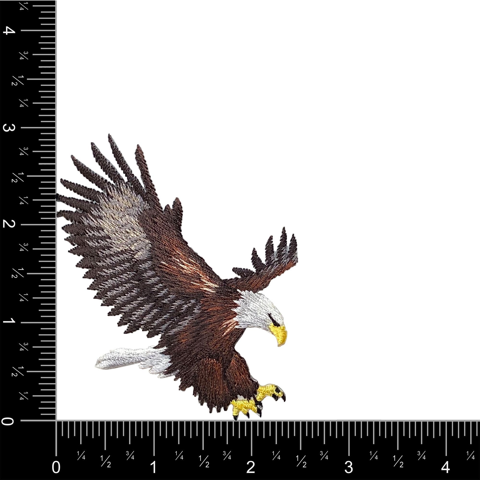 American Bald Eagle, Bird, Embroidered, Iron on Patch - Etsy