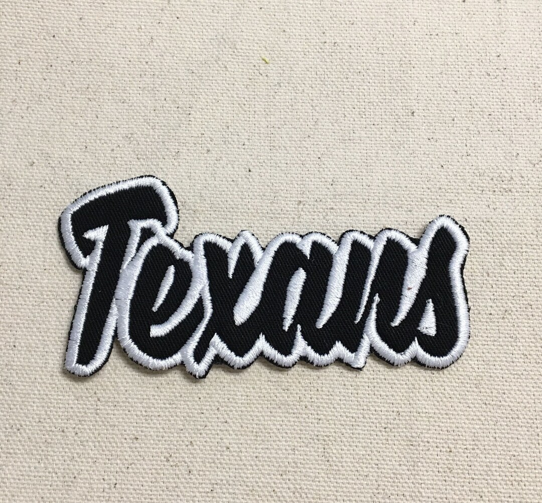 Texans - Color Choice - Mascot - Team Name - Words - Iron on Applique ...