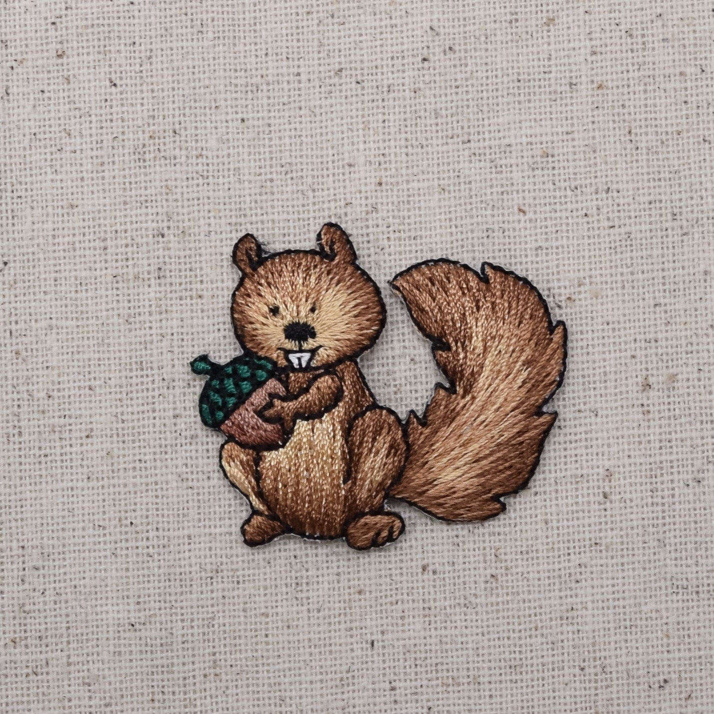 Squirrel with Acorn Nut Embroidered Patch Iron on Applique | Etsy