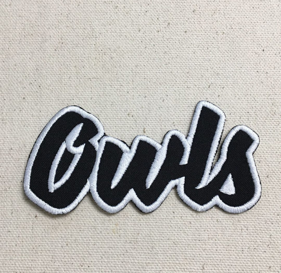 Owls - Color Choice - Mascot - Team Name - Words - Iron on Applique ...