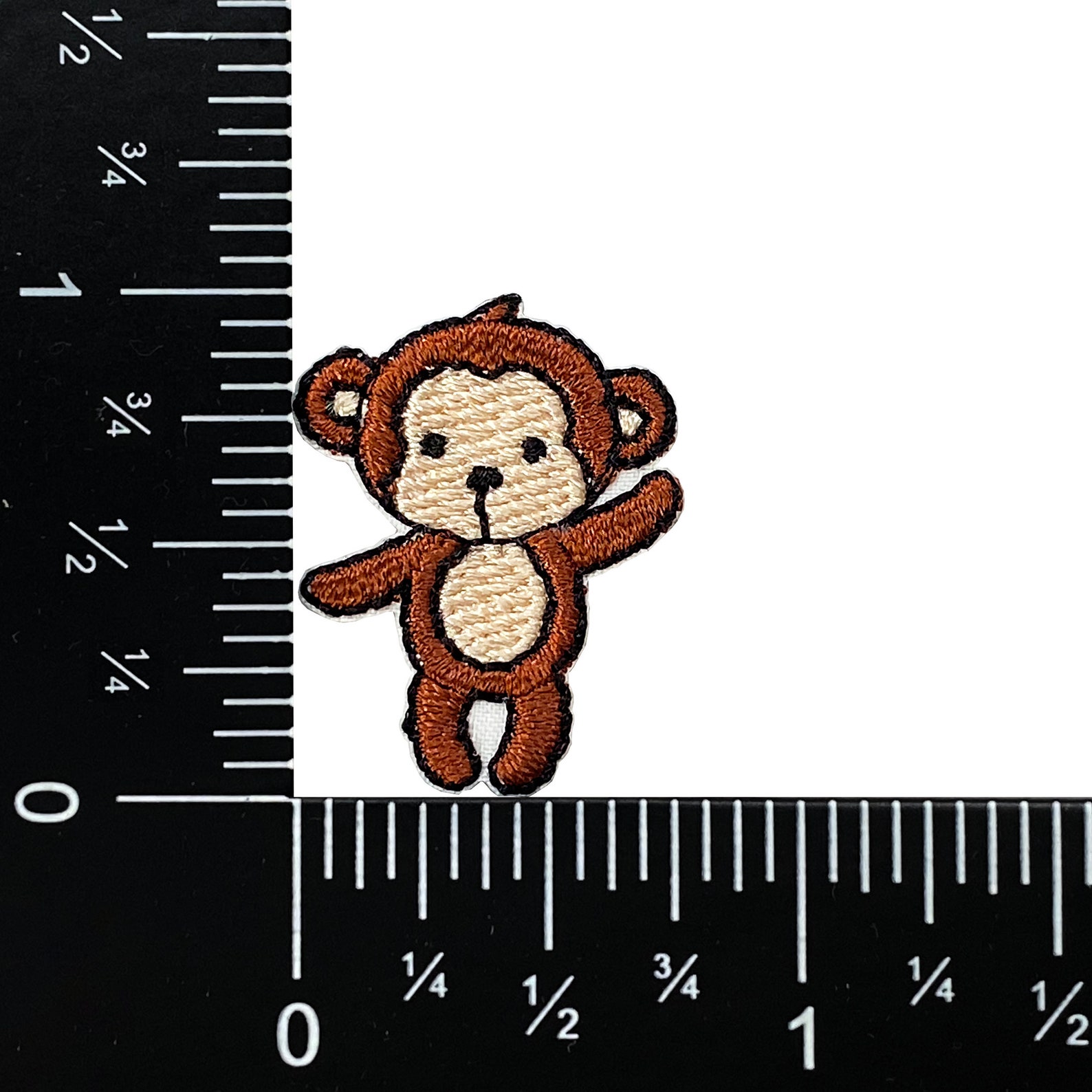 Mini Monkey Embroidered Iron on Patch - Etsy