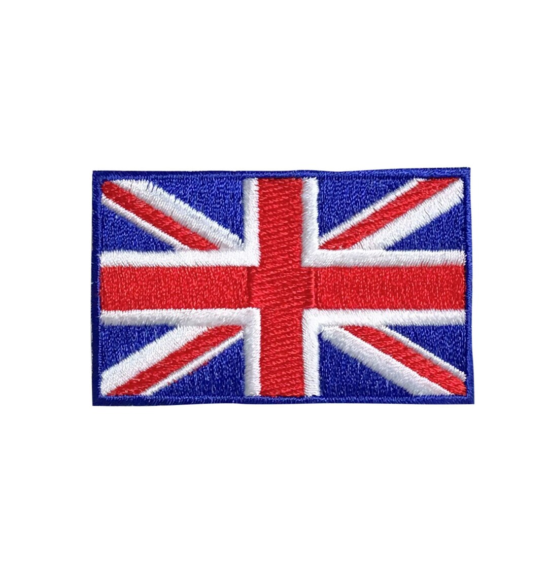 Union Jack Flag - British - Royal Outline - Iron on Applique ...