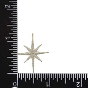 Silver Nativity Star, Star of Bethlehem, Embroidered, Iron on Patch - Etsy