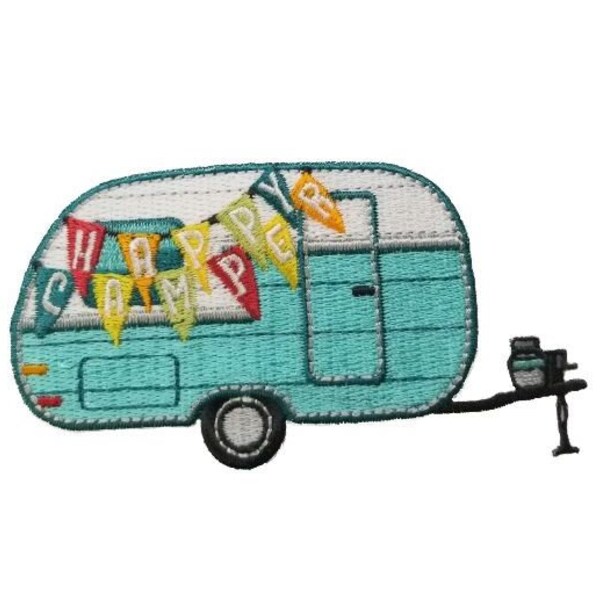 Camper Applique - Etsy