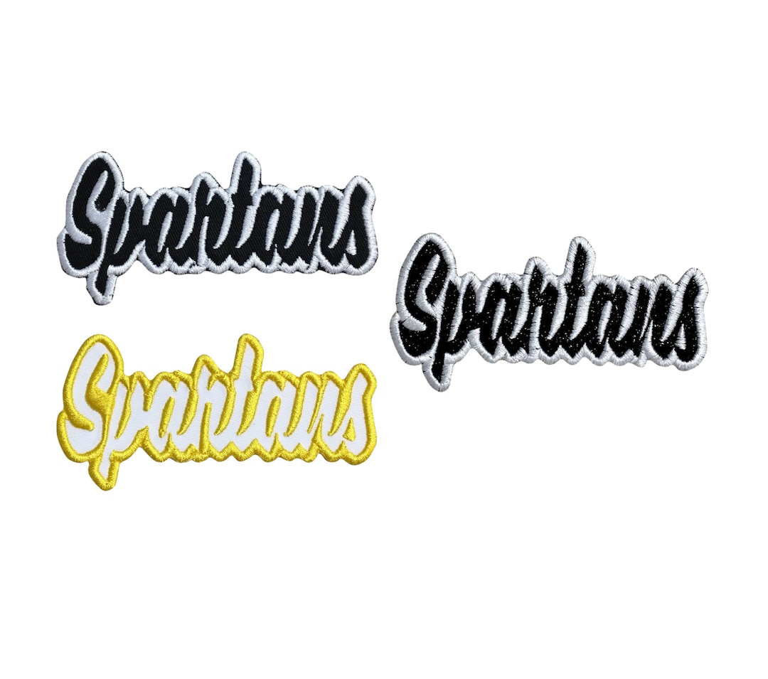 Spartans, Embroidered, Iron on Patch - Etsy