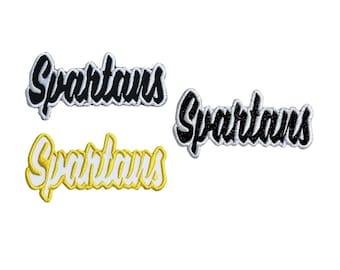 Trojans Color Choice Mascot Team Name Words Iron on Applique ...
