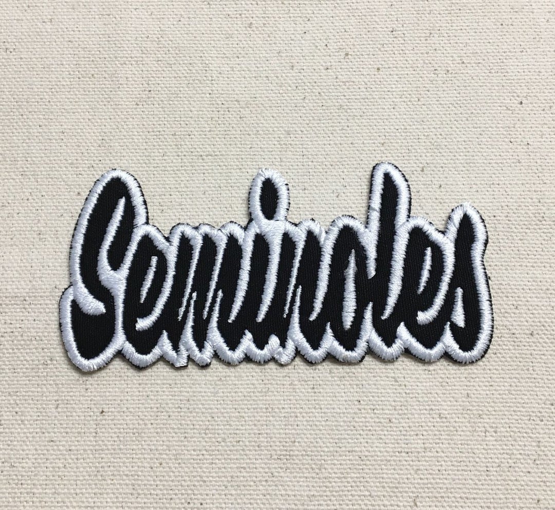 Seminoles - Color Choice - Mascot - Team Name - Words - Iron on ...