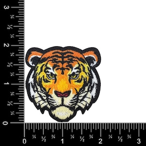 Tiger Face Embroidered Iron on Patch - Etsy