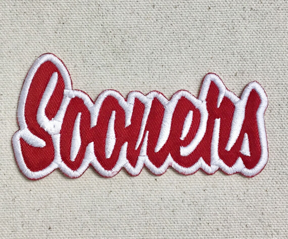 Sooners - Color Choice - Mascot - Team Name - Words - Iron on Applique ...