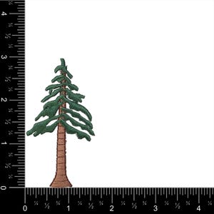 Small - Natural Pine Tree - Forest - Nature - Wilderness - Iron on ...