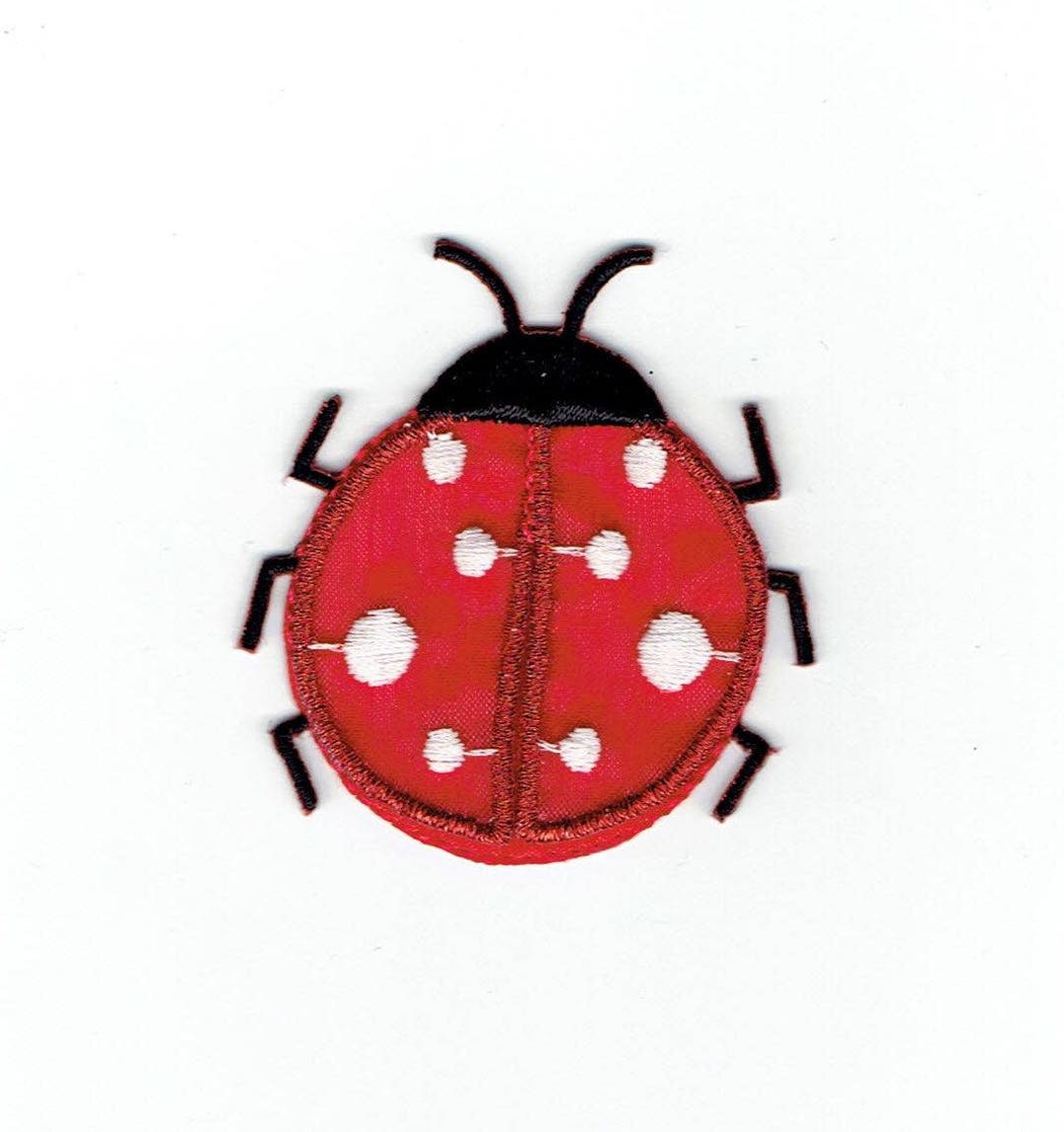 3-D Sheer Layered Ladybug - Red - Iron on Applique - Embroidered Patch ...
