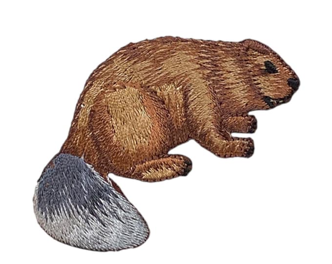 Cute Little Dark Brown Beaver Animal Leather Keychain FREE Shipping ...