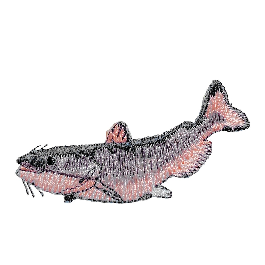 Catfish, Fish, Fishing, Embroidered, Iron-on Patch - Etsy