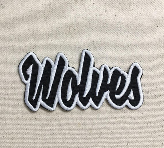 Wolves Color Choice Mascot Team Name Words Iron on - Etsy